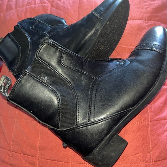 Shoes | Black Saxon Boots | Poshmark